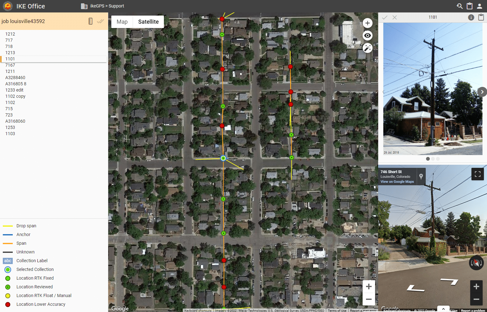 IKE Office 2.4.0: Map Based Review Mode - ikeGPS